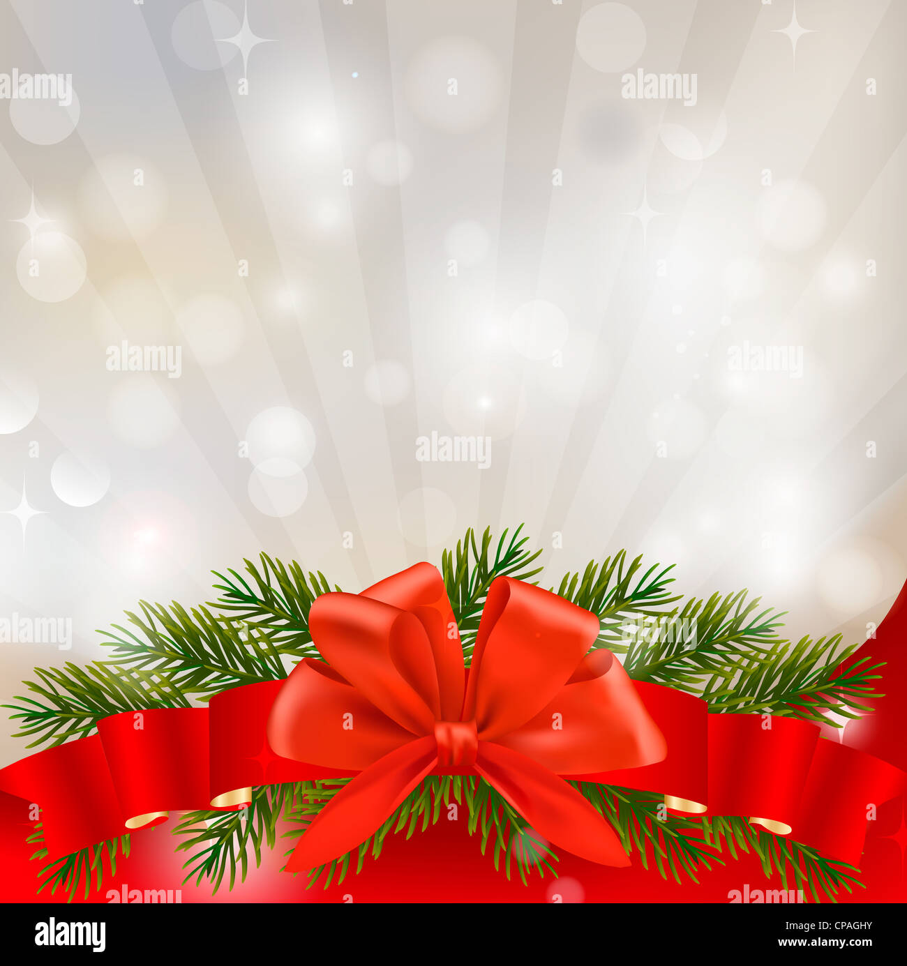 Background with a ribbon. Vector illustration Stock Photo - Alamy