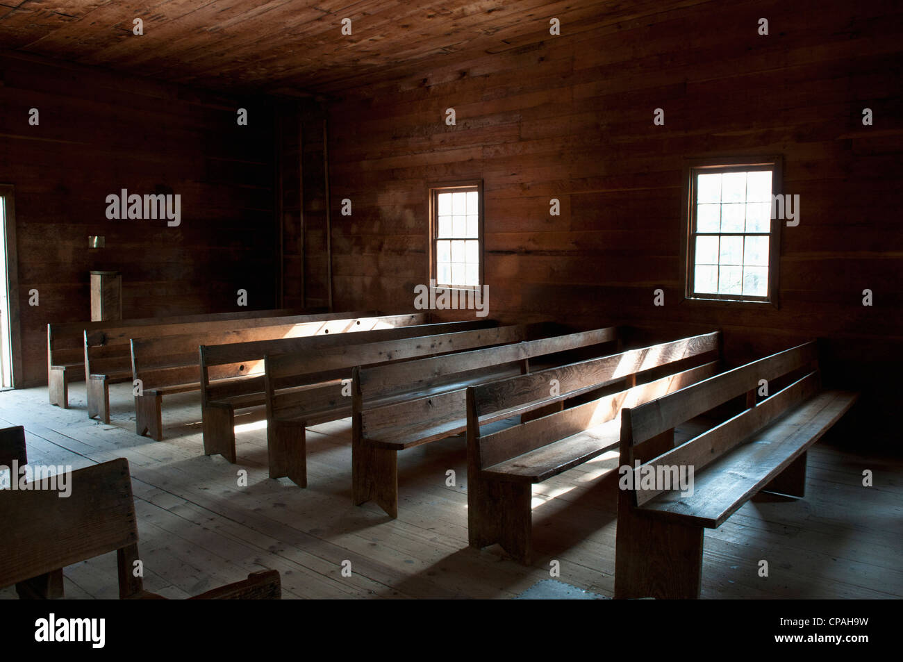 US, TN, GSM National Park. Historic Primitive Baptist Church ...