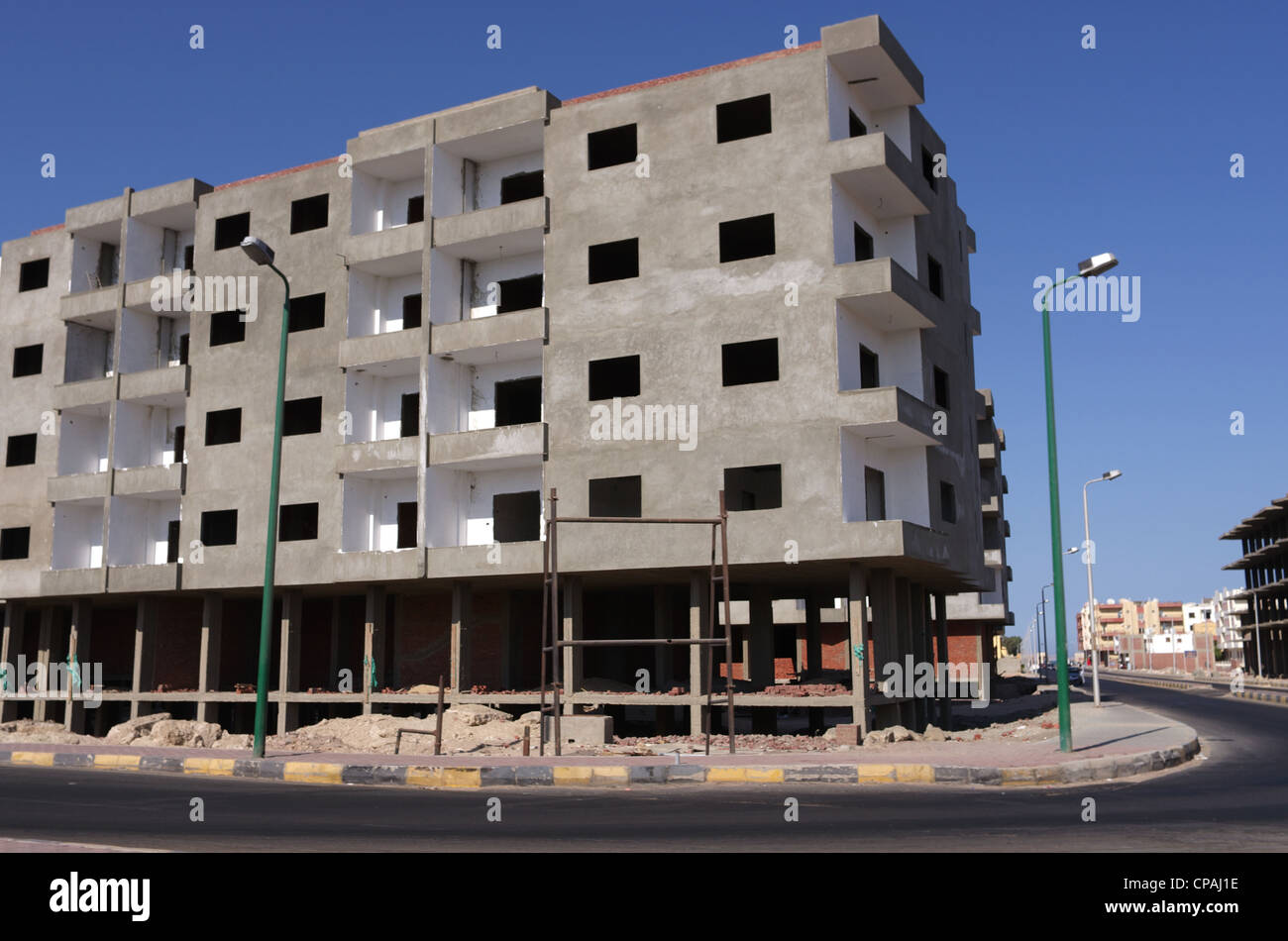 Construction site house Hurghada, Egypt, Africa Stock Photo - Alamy