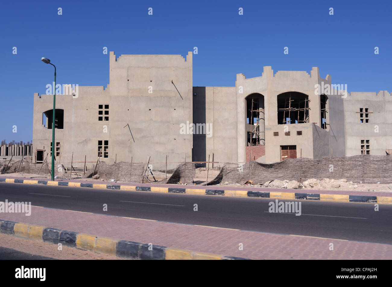 Construction site house Hurghada, Egypt, Africa Stock Photo - Alamy