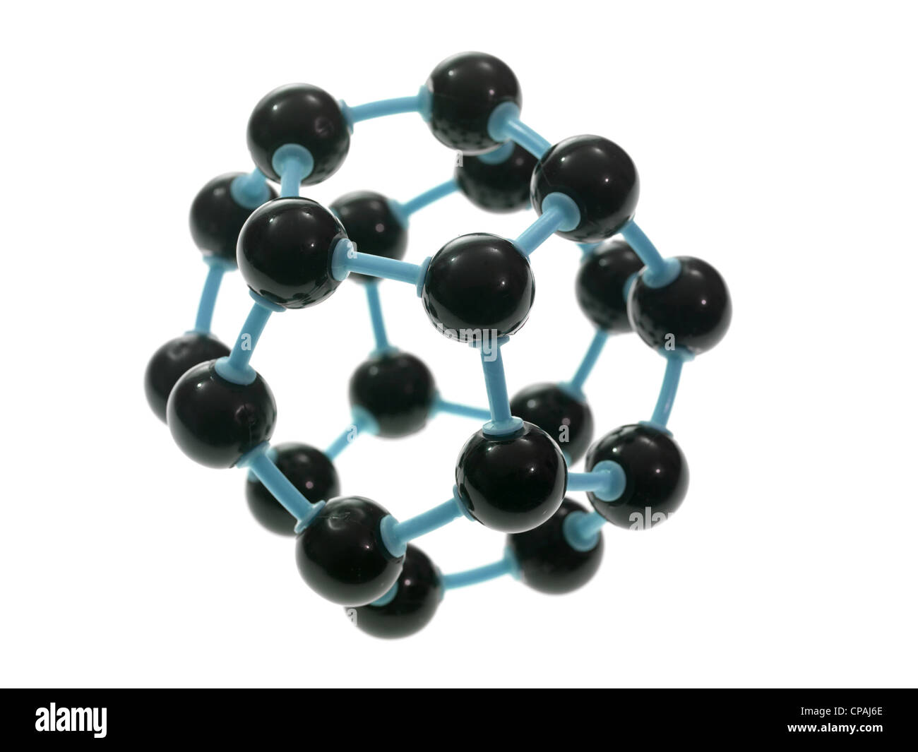 A molecule structure isolated against a white background Stock Photo ...