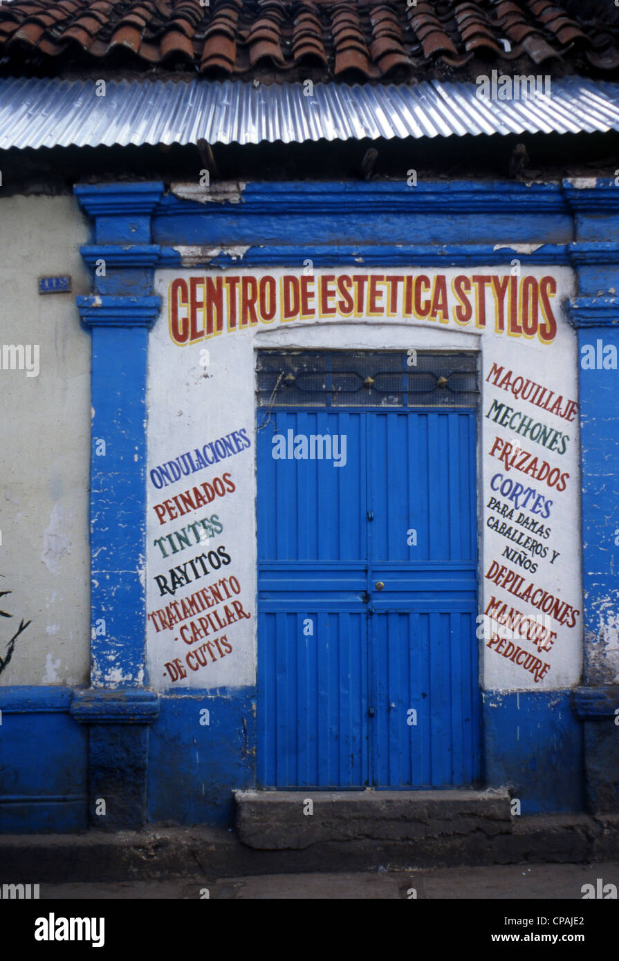 Peru, Puno, Beauty center Stock Photo - Alamy