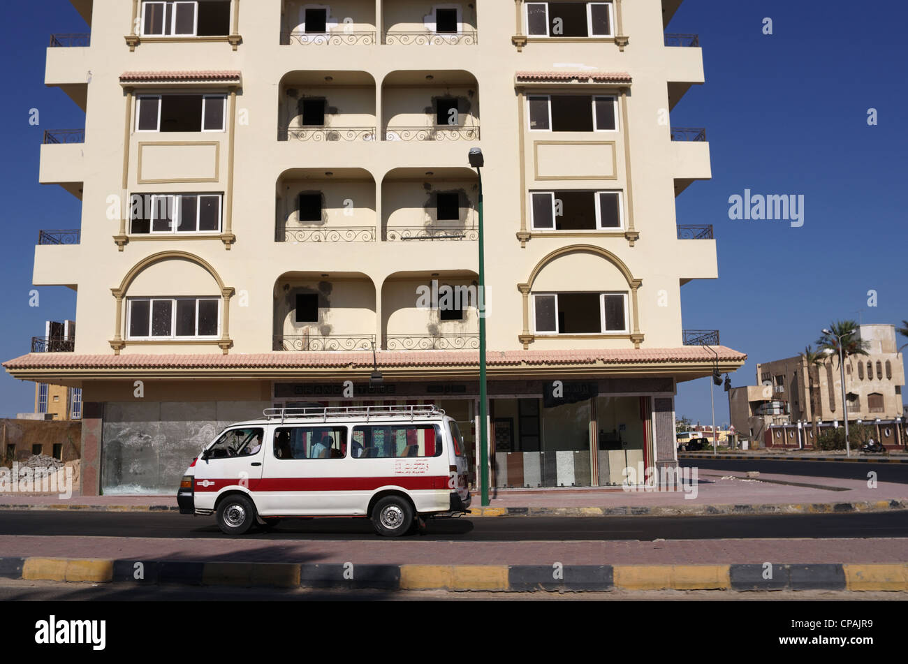 Scenes of streets, houses, architecture, Hurghada, Egypt, Africa Stock ...