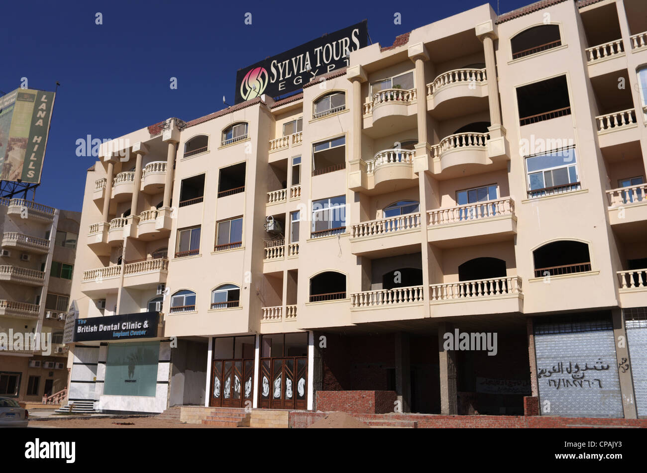 Scenes of streets, houses, architecture, Hurghada, Egypt, Africa Stock ...