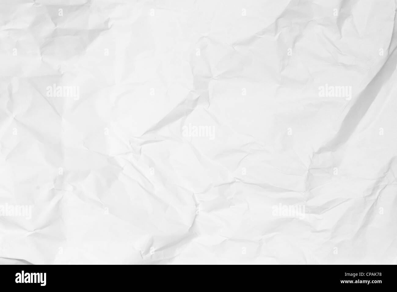 white crumpled paper background Stock Photo - Alamy