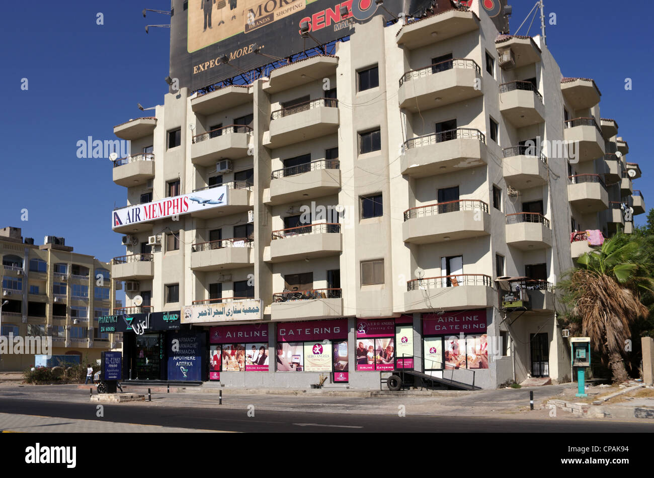Scenes of streets, houses, architecture, Hurghada, Egypt, Africa Stock ...