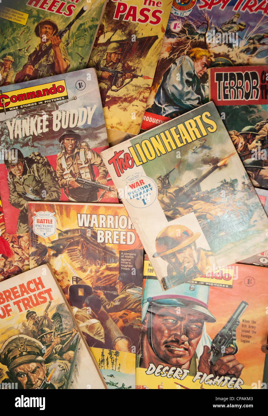 War comic stories were popular in Britain in the 1960s. Examples ...