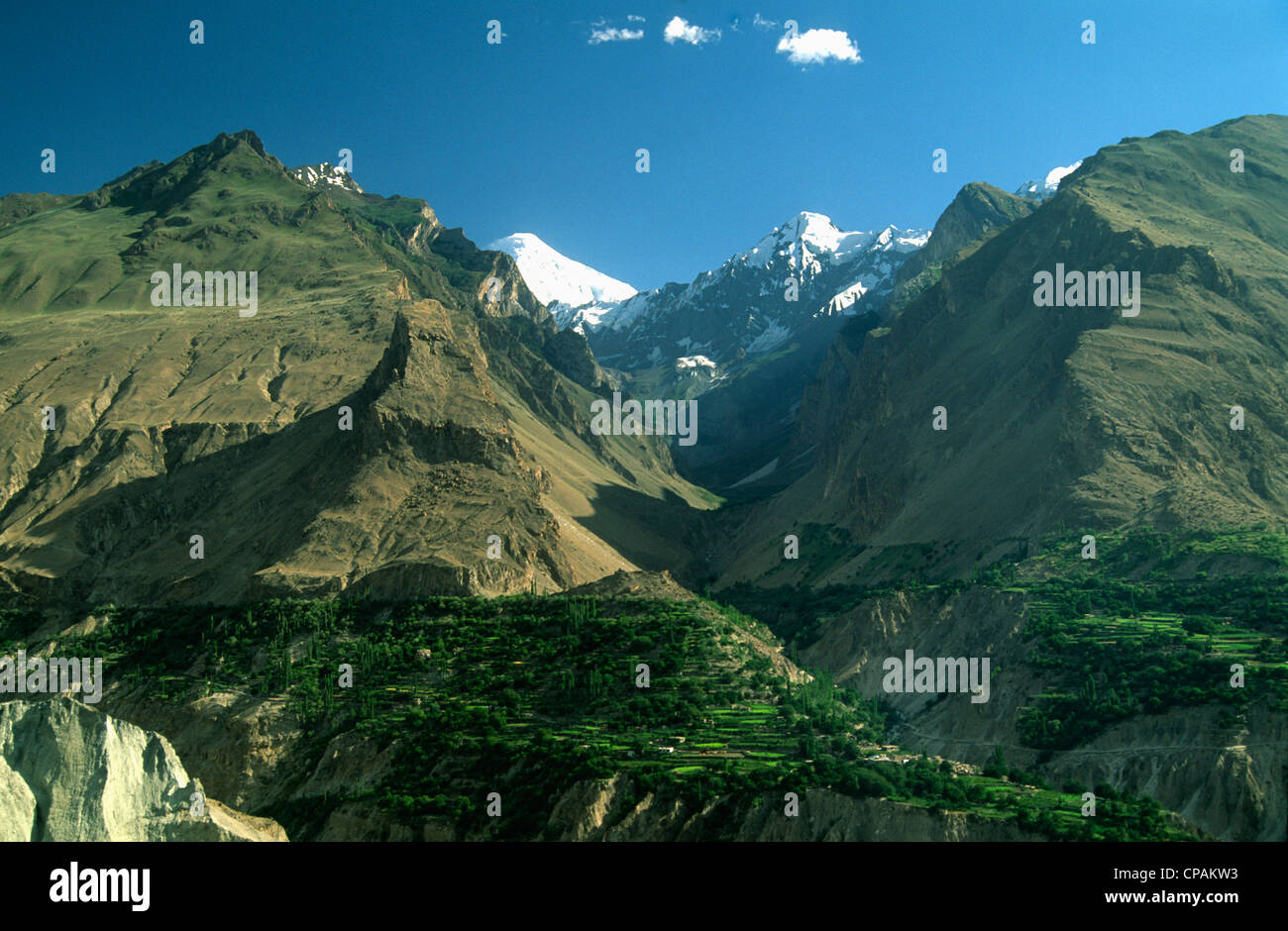Pakistan, Northern Areas, Nagar, Diran Peak Stock Photo - Alamy