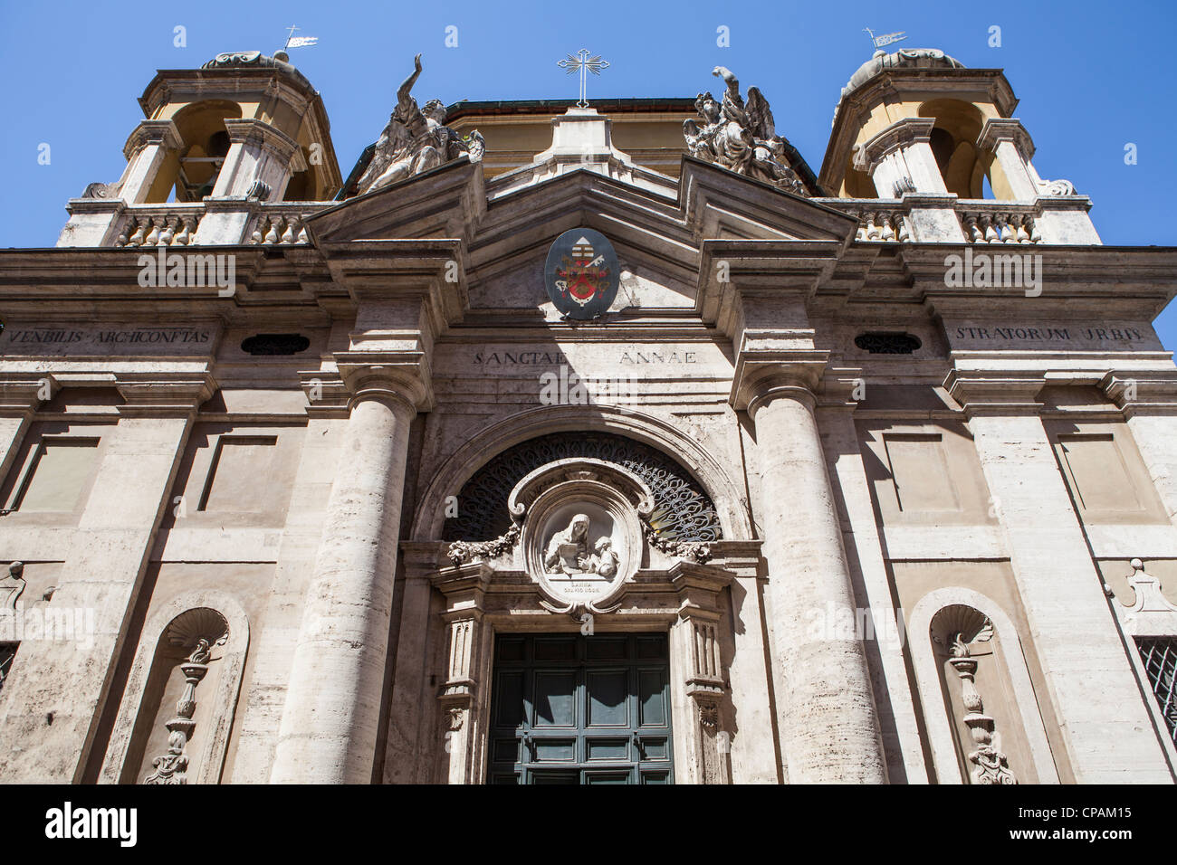 Exterior of Sant' Anna dei Palafrenieri Church (Saint Anne of the ...