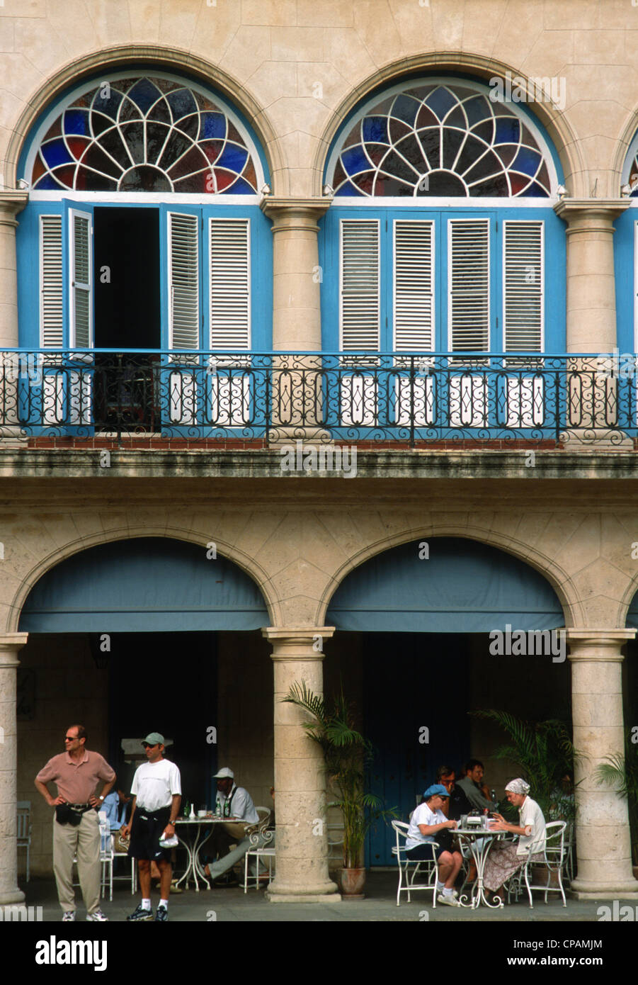 Cuba, Havana, Casa del Conde de Santovenia, Hotel Santa Isabel Stock ...