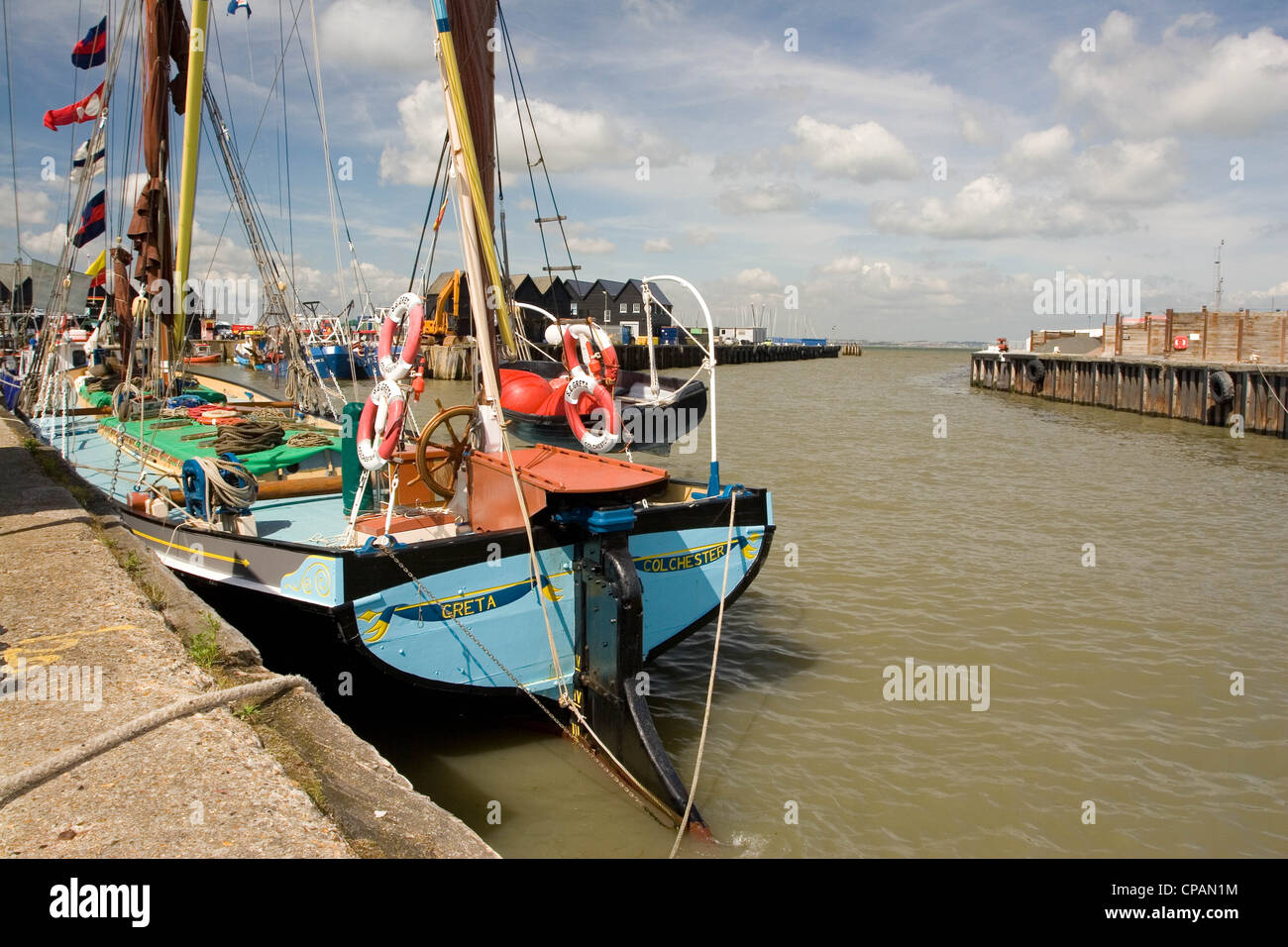 Thames barge rigging hi-res stock photography and images - Alamy