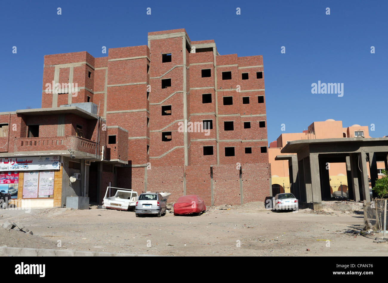 Scenes of streets, houses, architecture, Hurghada, Egypt, Africa Stock ...
