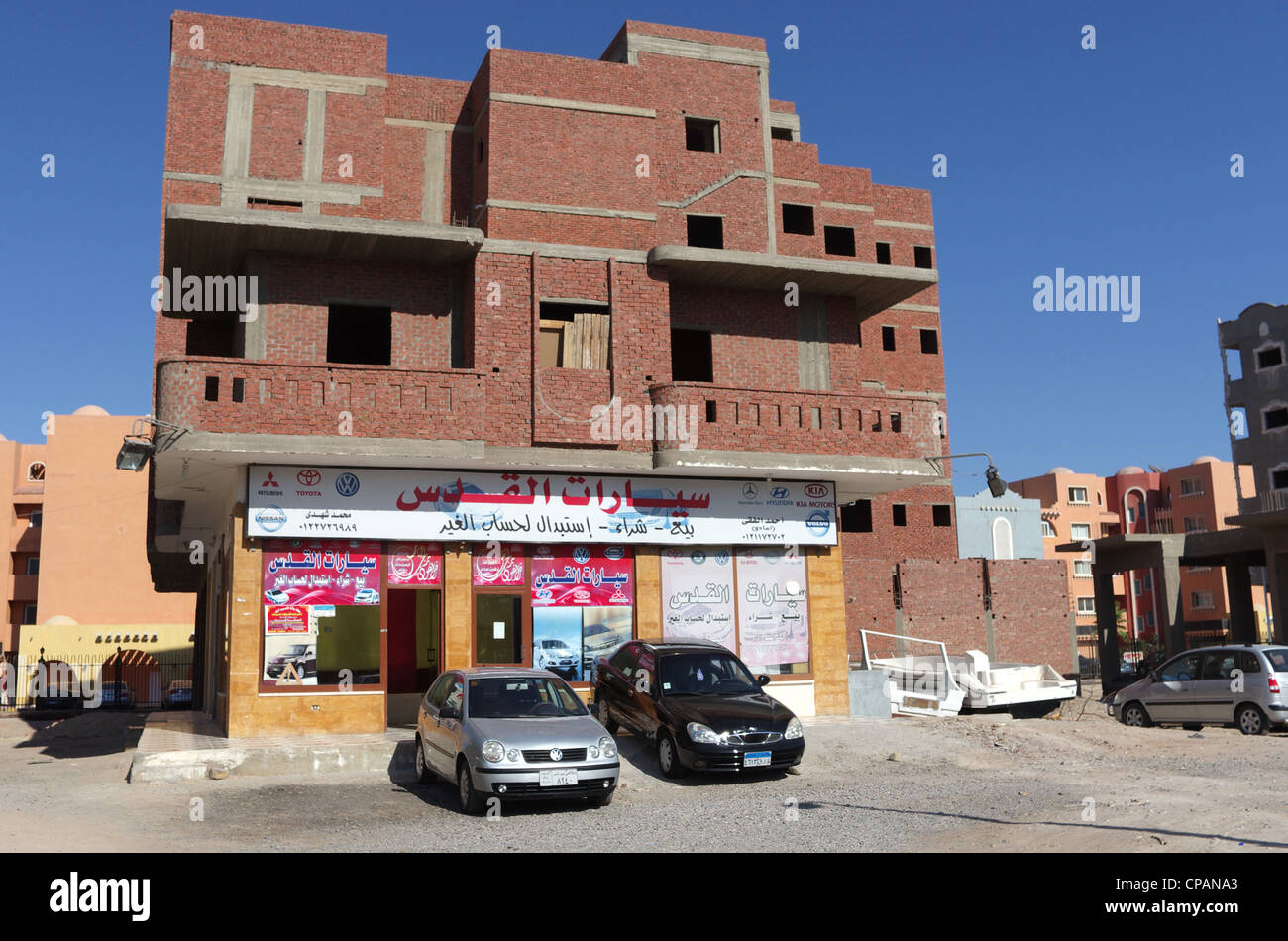 Scenes of streets, houses, architecture, Hurghada, Egypt, Africa Stock ...