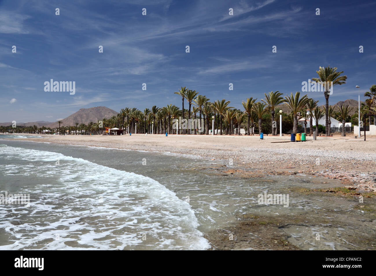 Beautiful beach of La Azohia, Costa Calida, Spain Stock Photo - Alamy