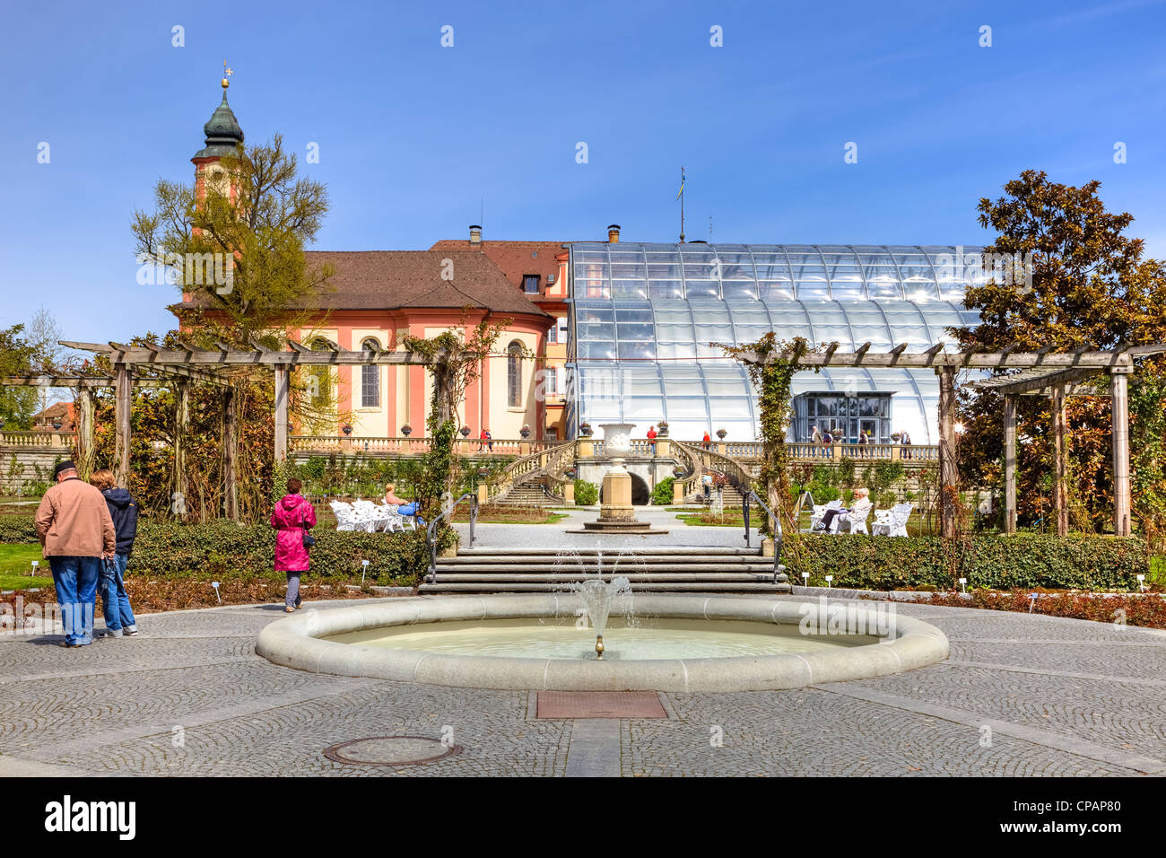 Flower tulips mainau island lake hi-res stock photography and images ...