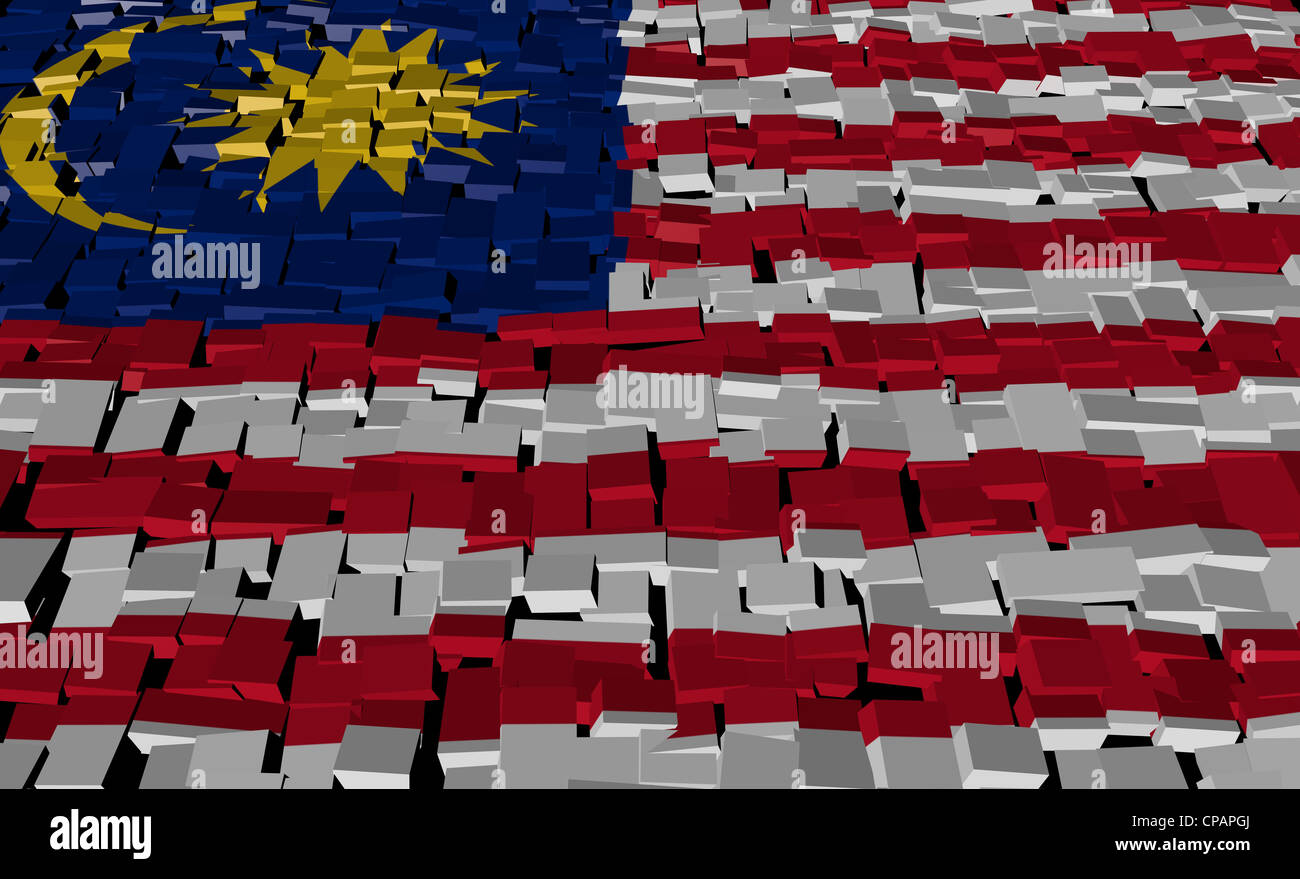 Malaysian flag on blocks illustration Stock Photo - Alamy Malaysian flag on blocks illustration Stock Photo - Alamy