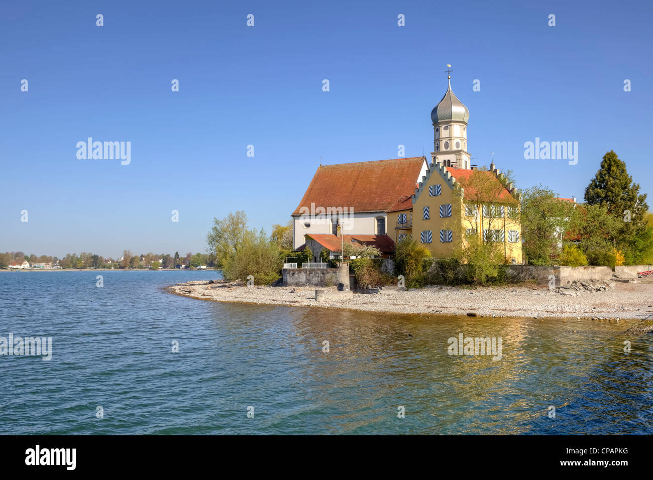 Wasserburg, Church of St. George, Bavaria, Germany Stock Photo - Alamy
