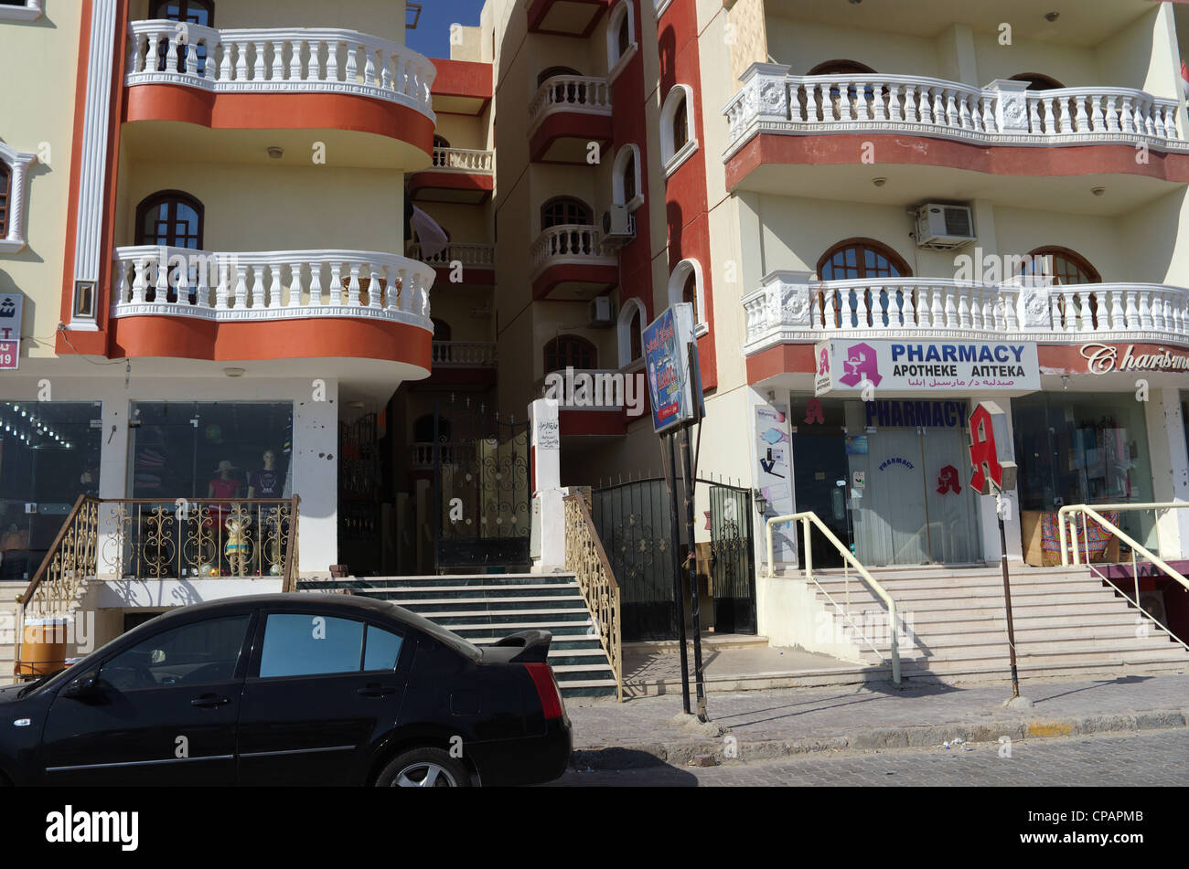 Scenes of streets, houses, architecture, Hurghada, Egypt, Africa Stock ...