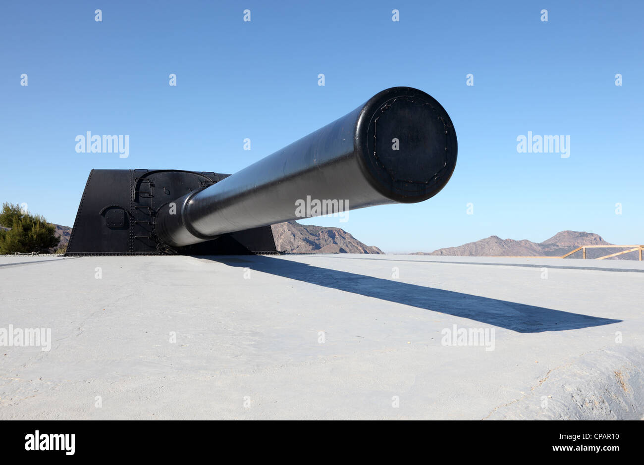 Big anti-shipping gun from 1930. The batteries of Castillitos, Cabo ...