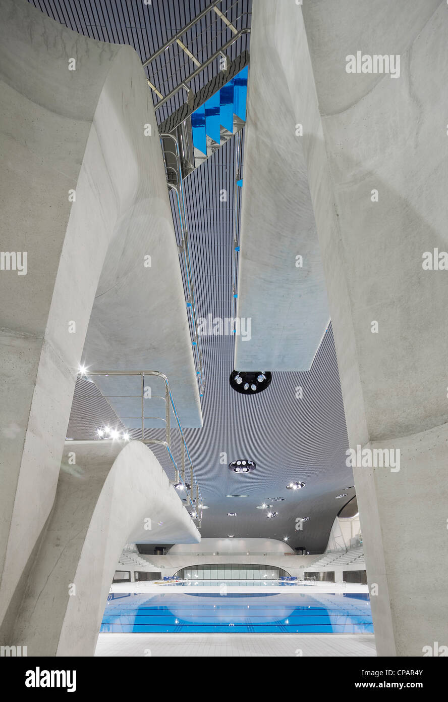 Diving boards at aquatic centre hi-res stock photography and images - Alamy