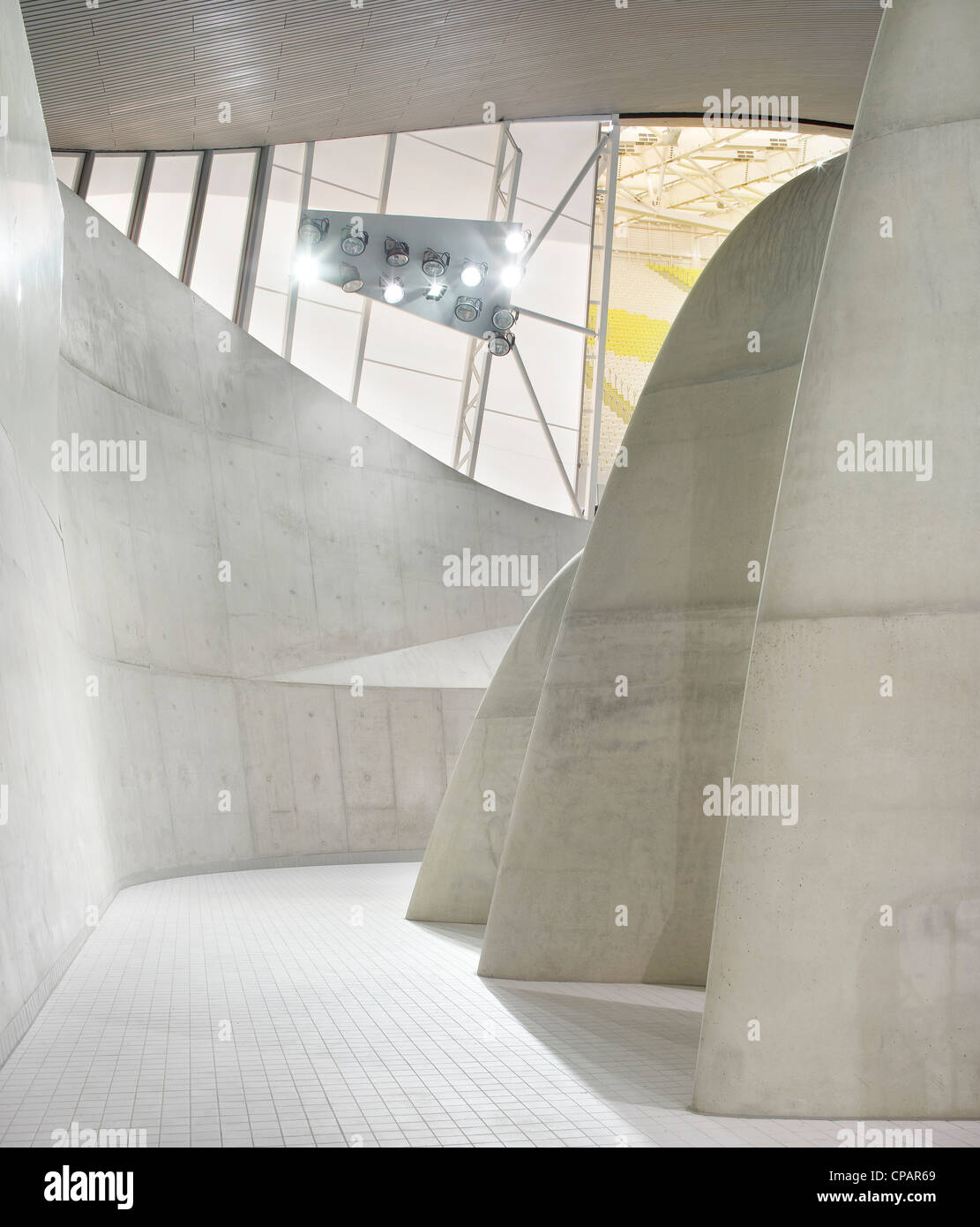 Aquatics centre concrete diving board hi-res stock photography and ...