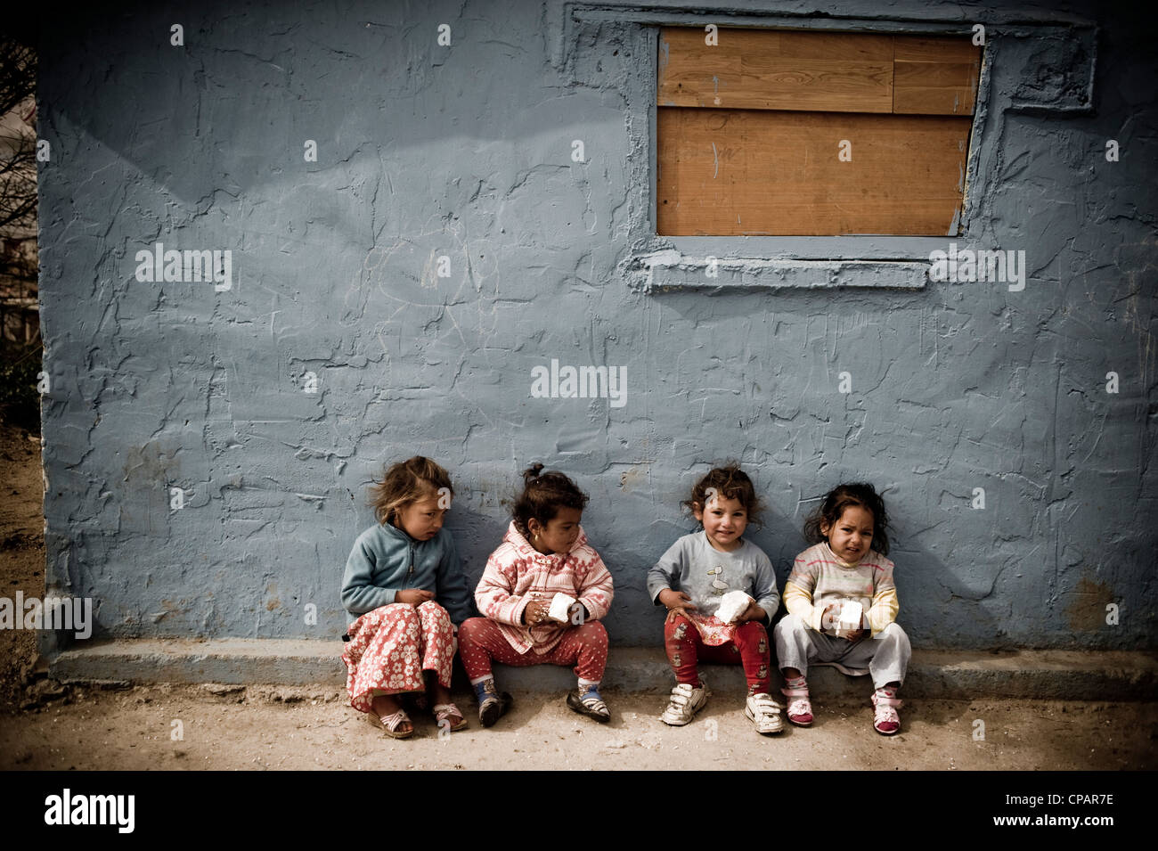 Spain romanian settlement shack gypsies village shanty dwelling hi-res ...
