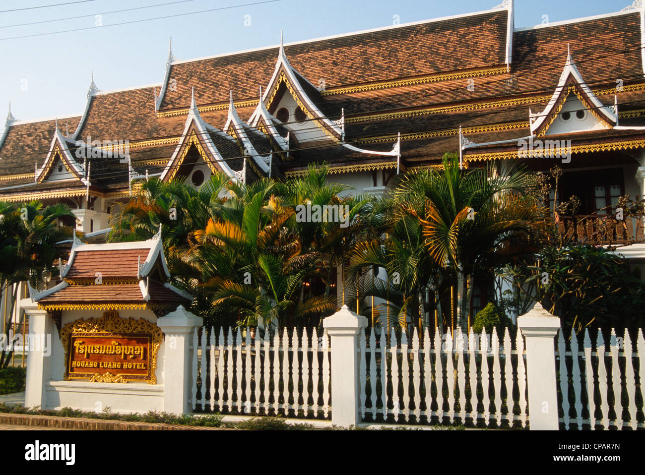Laos, Luang Prabang, Mouang Luang Hotel, tourism Stock Photo - Alamy