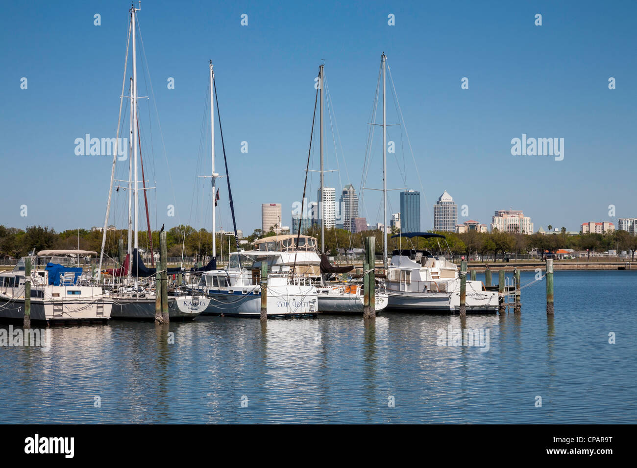 Davis island Yacht Club, Tampa Florida Stock Photo - Alamy