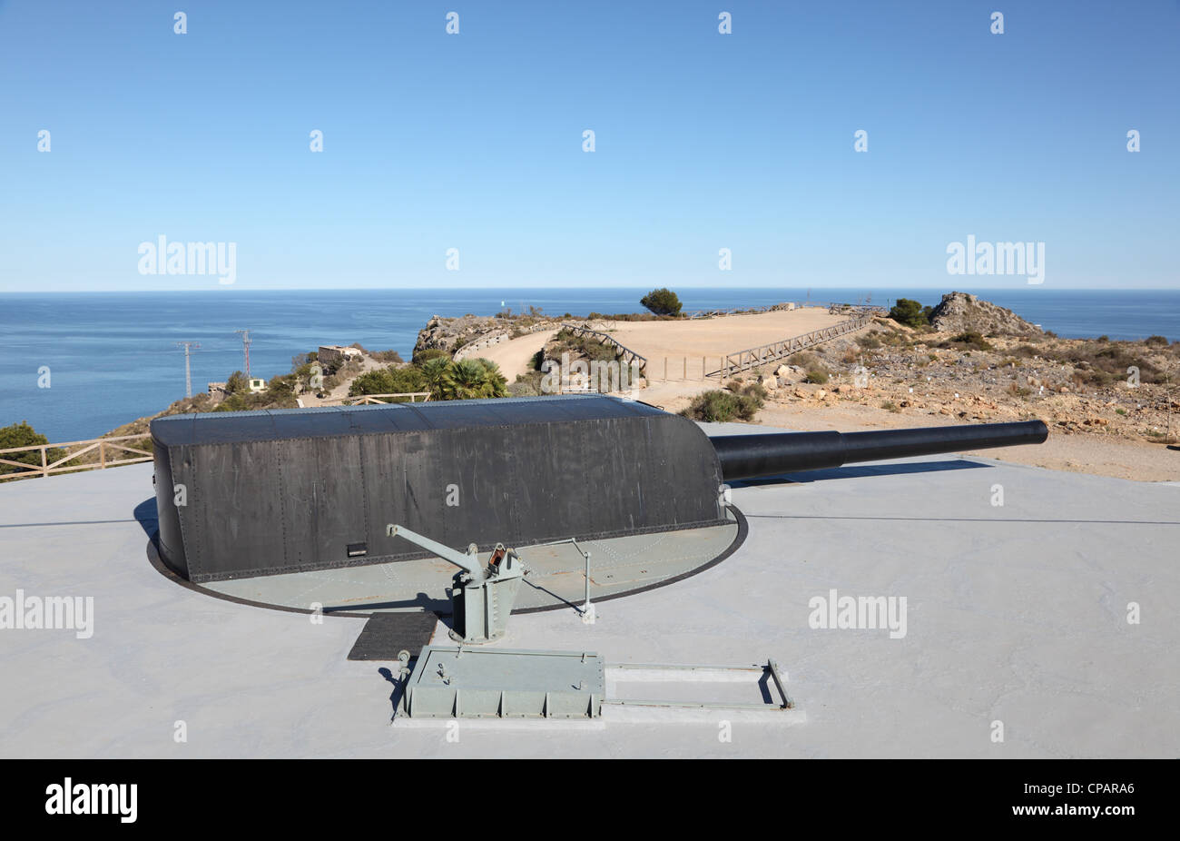 Big anti-shipping gun from 1930. The batteries of Castillitos, Cabo ...