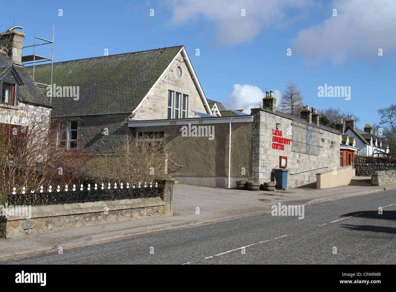 Lairg Community Centre Scotland March 2012 Stock Photo - Alamy