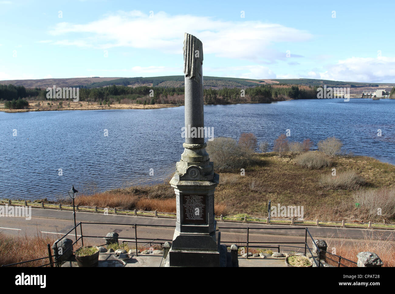 War Memorial Lairg Scotland March 2012 Stock Photo - Alamy