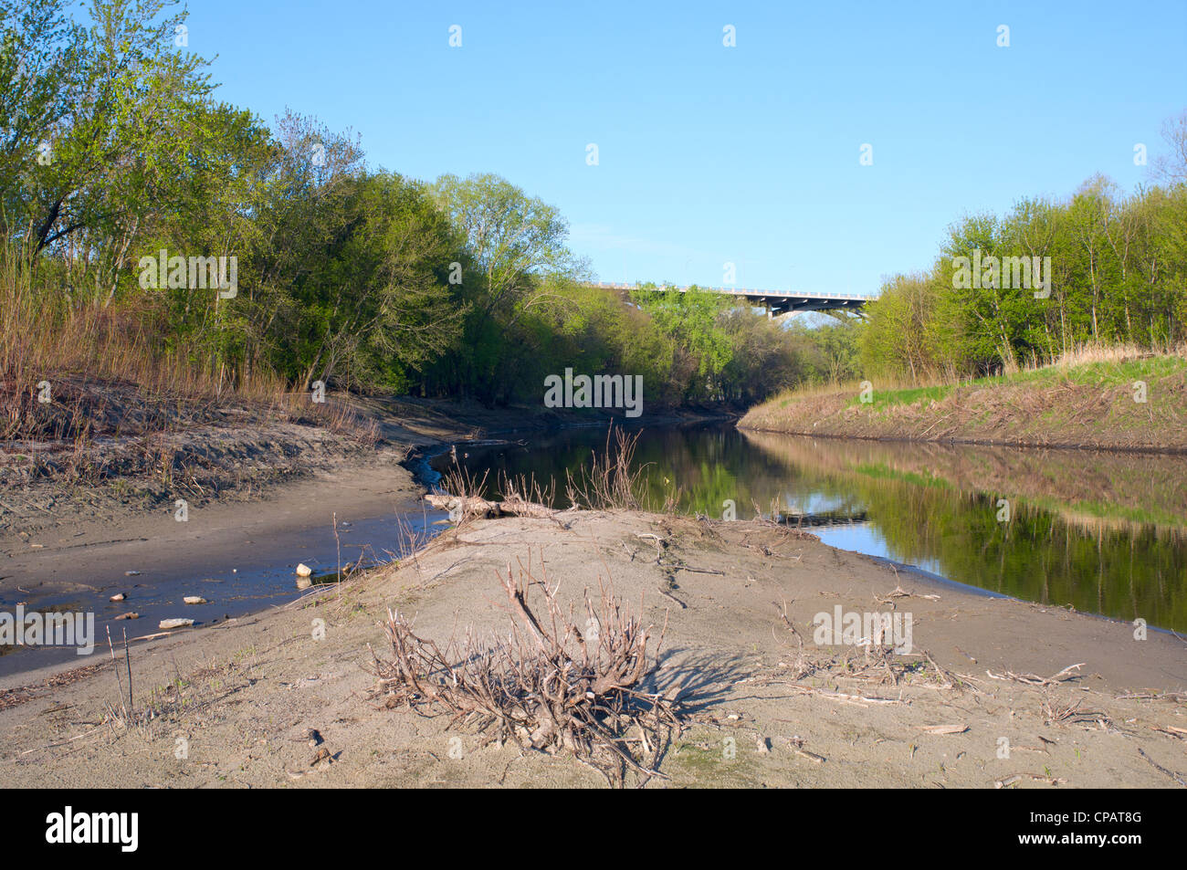 Fort Snelling State Park landscape along shores of Minnesota River and ...