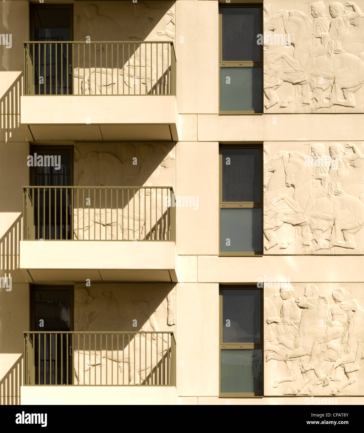 Olympic Village Athletes Accommodation Block High Resolution Stock ...