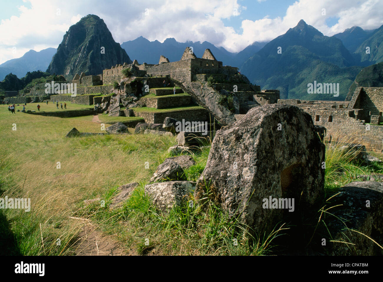 Peru, Machu Picchu, Inca ruins, mountain landscape Stock Photo - Alamy