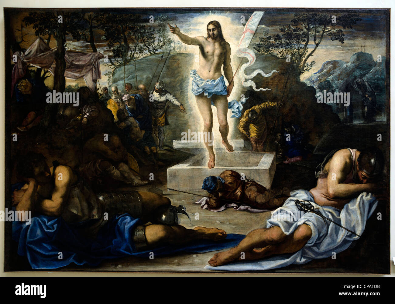 Resurrection of Christ by Jacopo Robusti commonly known as Tintoretto ...