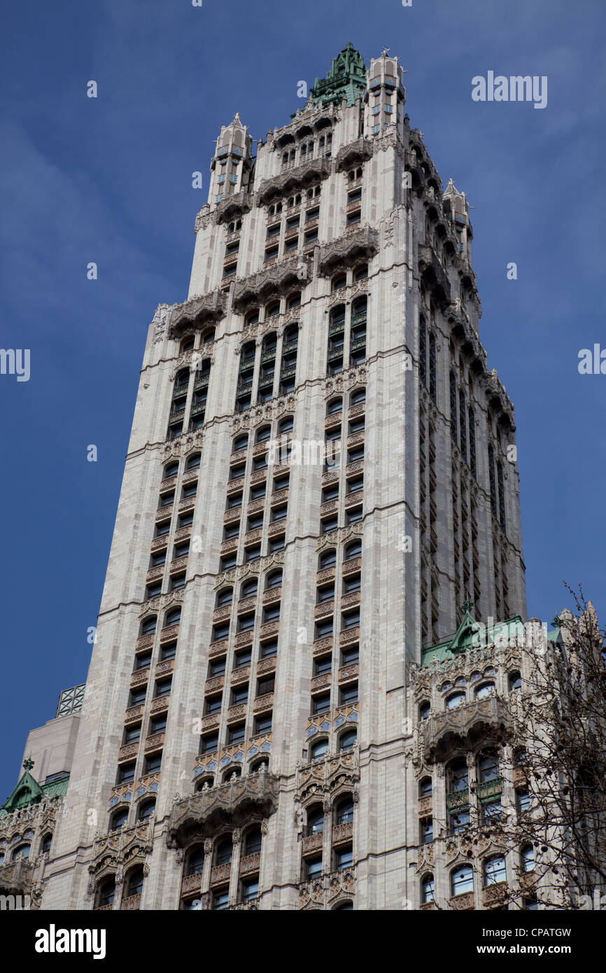 Woolworth building hi-res stock photography and images - Alamy