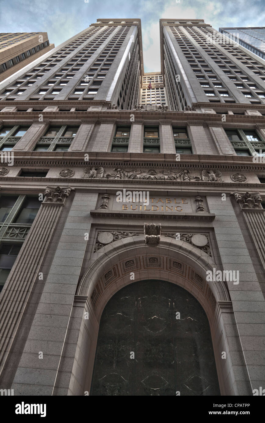 Equitable Building 120 Broadway in Manhattan, New York City Stock Photo ...