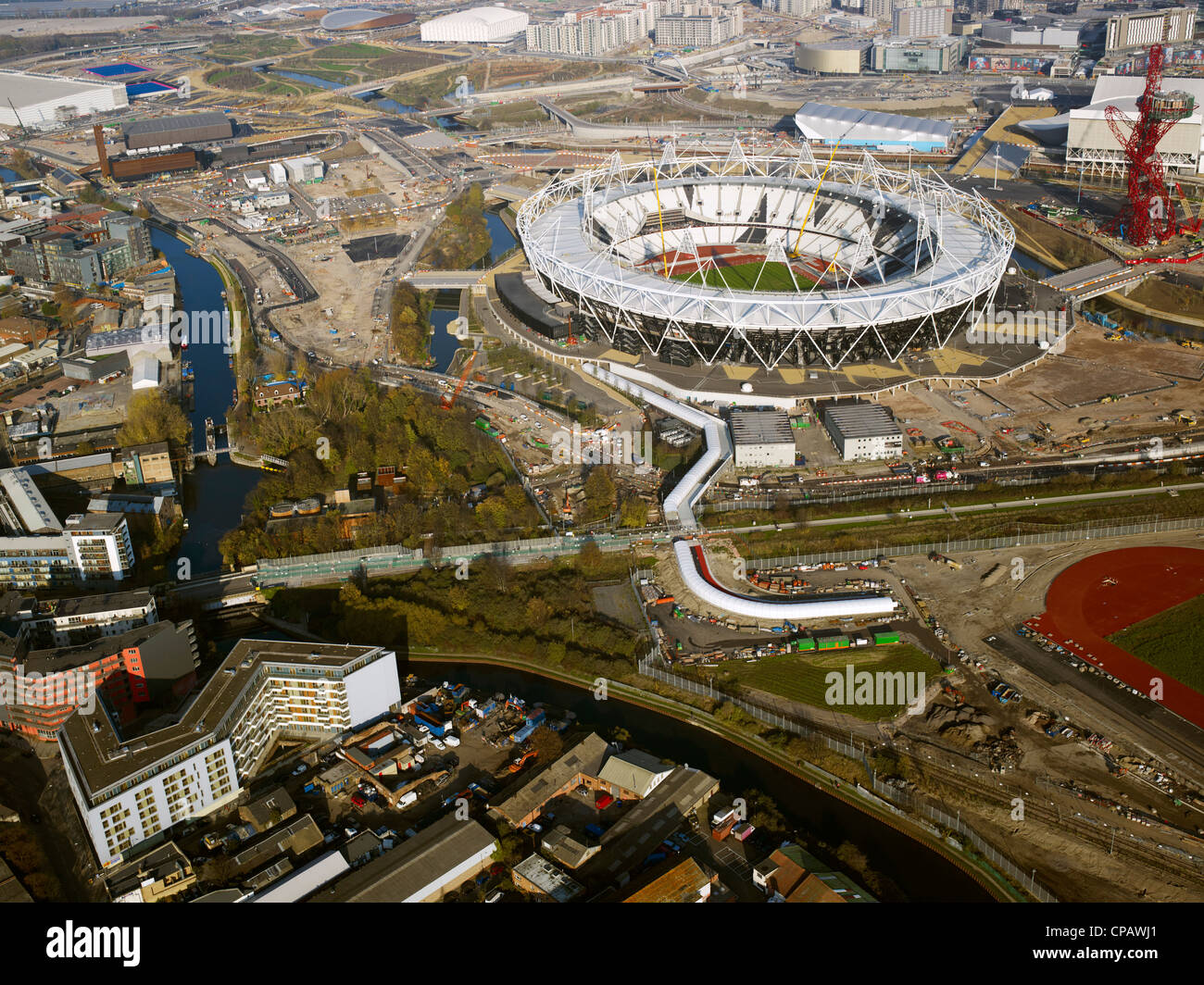 Some Clear Daylight Aerial Views Of The Olympic Site, Olympic Village ...