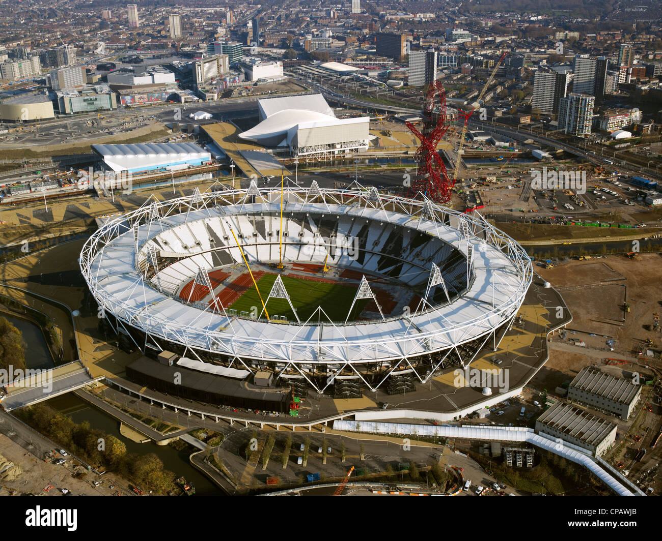 Some Clear Daylight Aerial Views Of The Olympic Site, Olympic Village ...