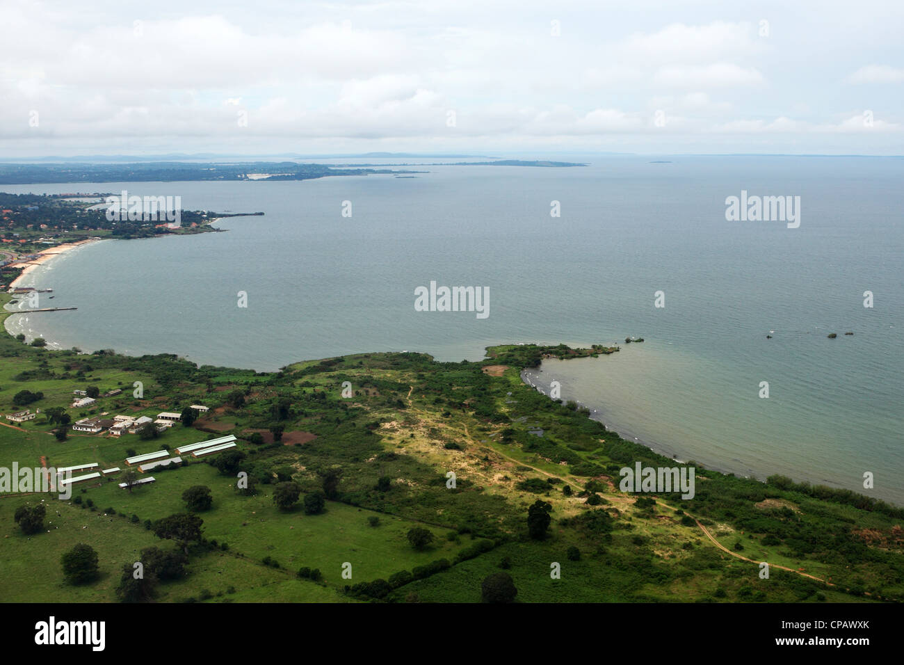 Lake victoria africa aerial hi-res stock photography and images - Alamy