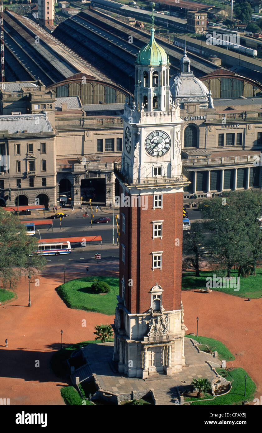 Argentina, Buenos Aires, Torre de los Ingleses, clock tower Stock Photo ...