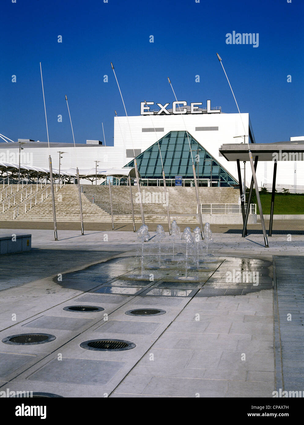 excel centre exterior Stock Photo - Alamy