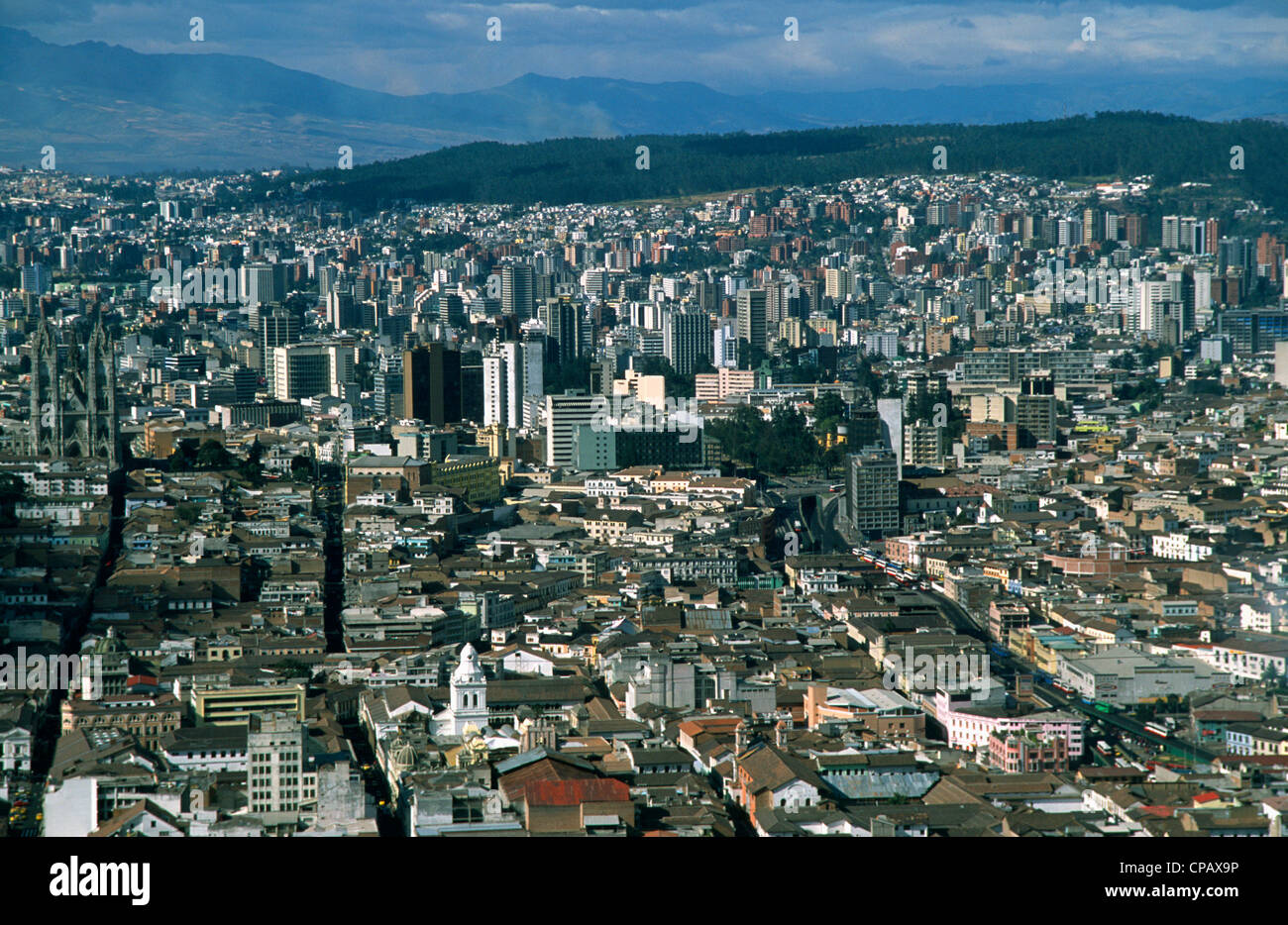General view of quito hi-res stock photography and images - Alamy