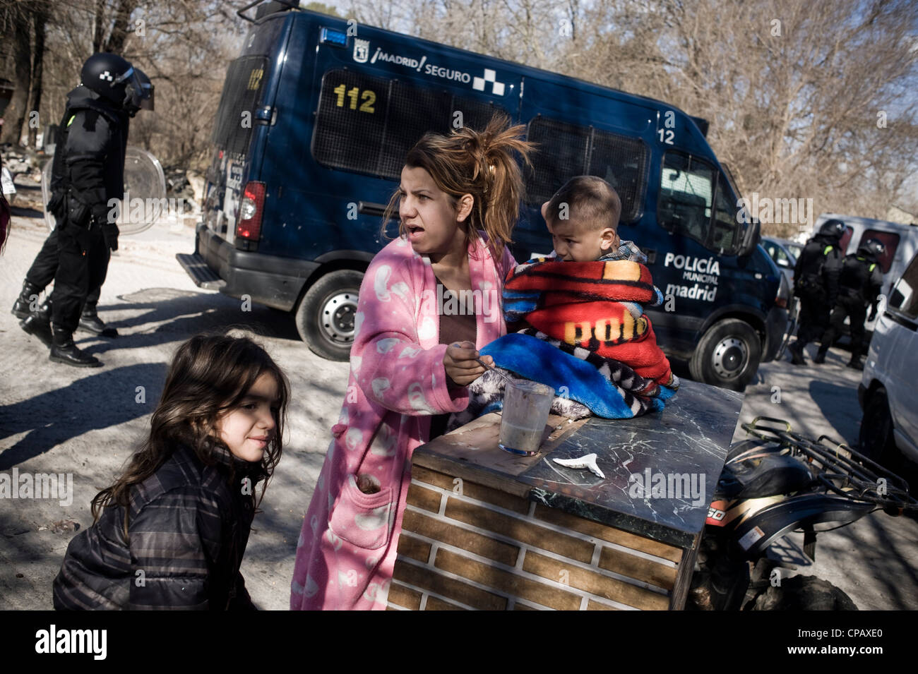 Gypsy shanty town of puerta de hierro hi-res stock photography and ...