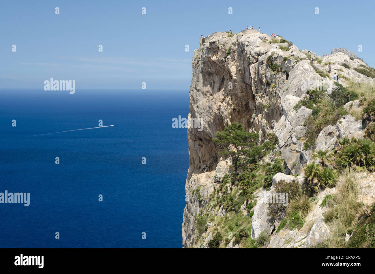 Rock cliff mountain cap de formentor hi-res stock photography and ...
