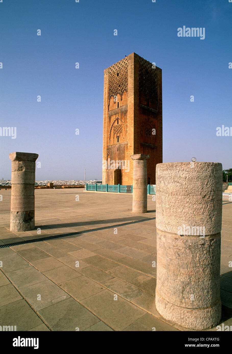Morocco, Rabat, Hassan Tower Stock Photo - Alamy