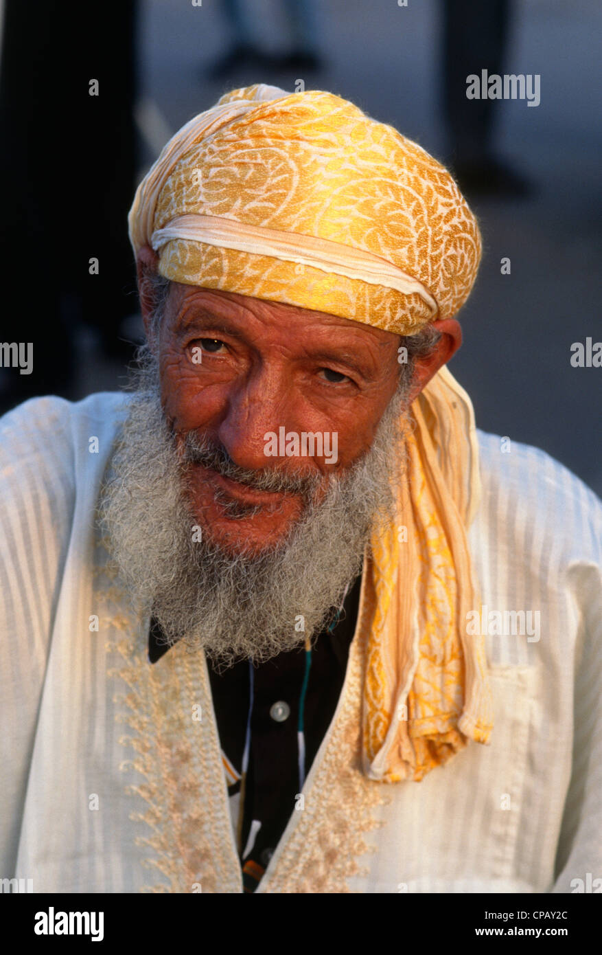 Morocco; Marrakech, old man, portrait Stock Photo - Alamy