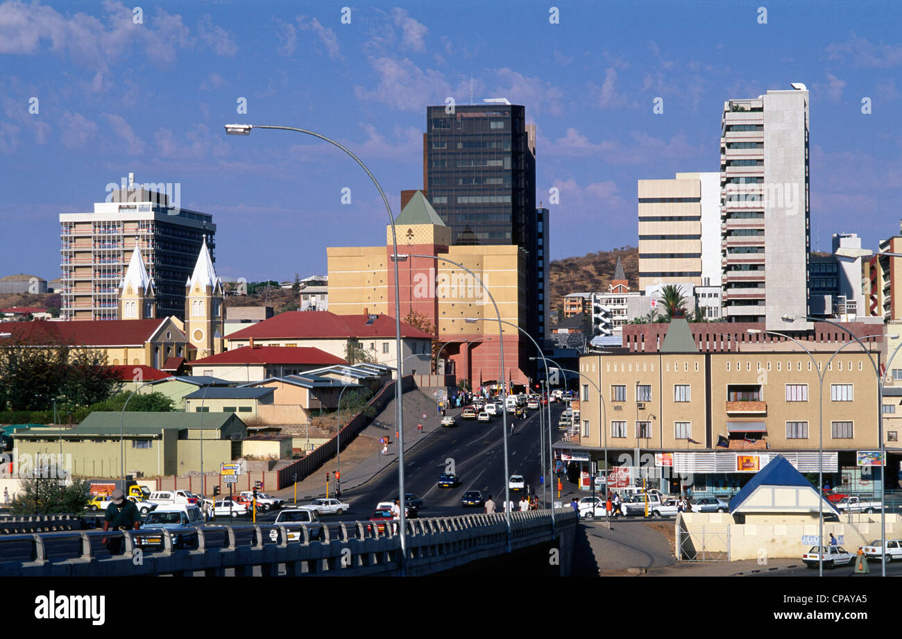 Namibia Windhoek Skyline High Resolution Stock Photography and Images ...
