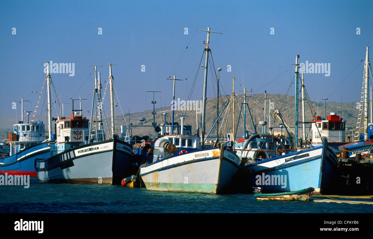 Namibia, Luderitz, harbour, fishing boats Stock Photo - Alamy