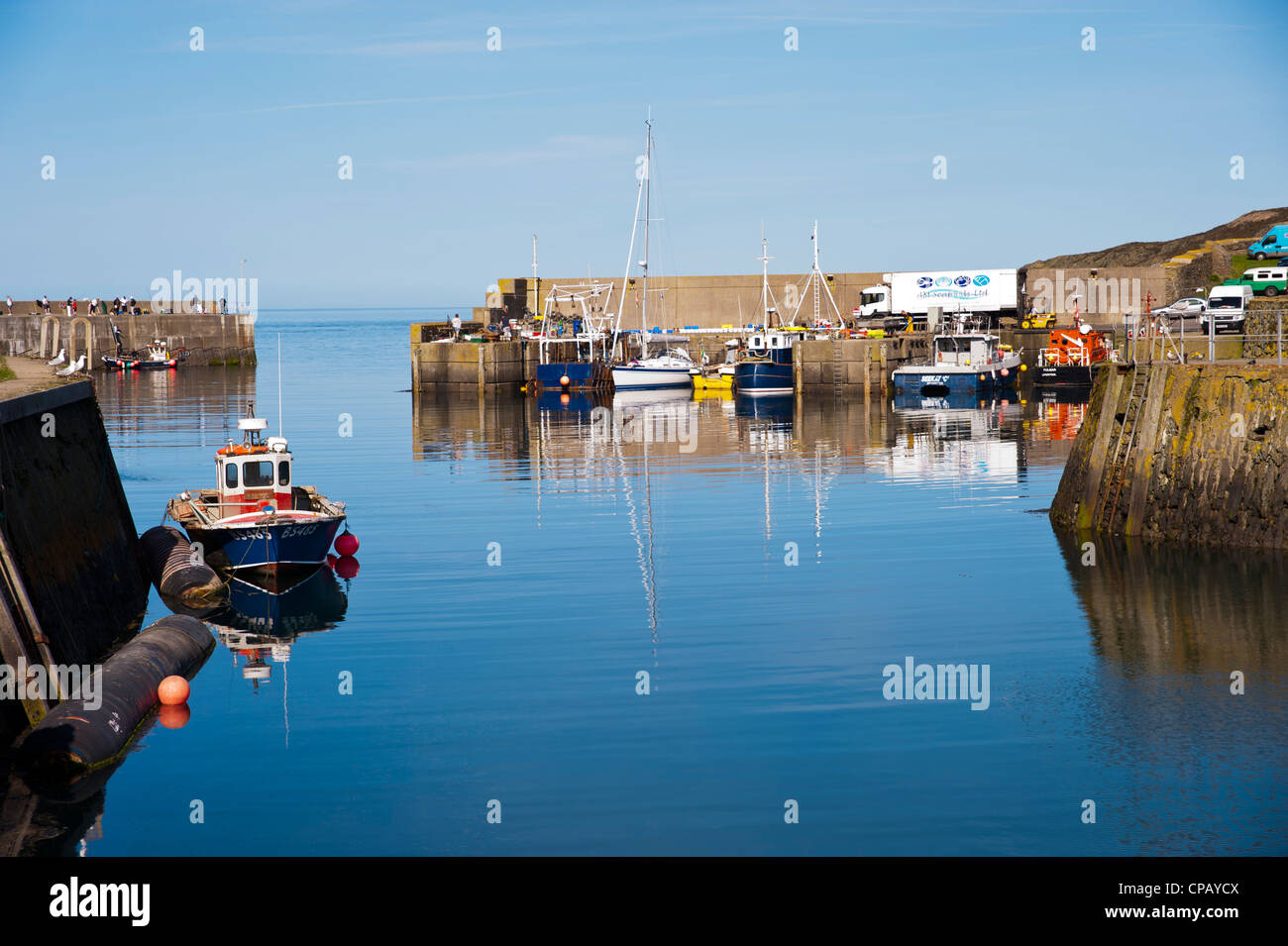 Amlwch Port Amlwch Anglesey North Wales Uk Stock Photo - Alamy